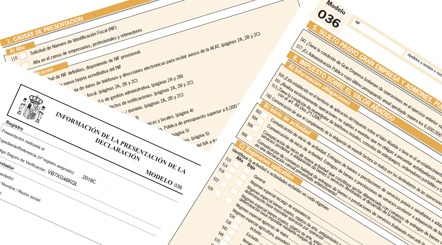 ¿Cómo solicitar a Hacienda una copia del modelo 036? - Asesorae